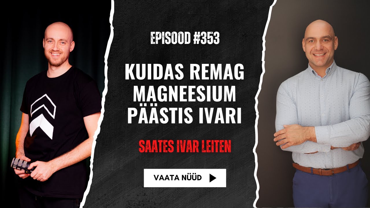 #353 "Kuidas ma Ärevusest vabaks sain lõplikult", saates Ivar Leiten ...