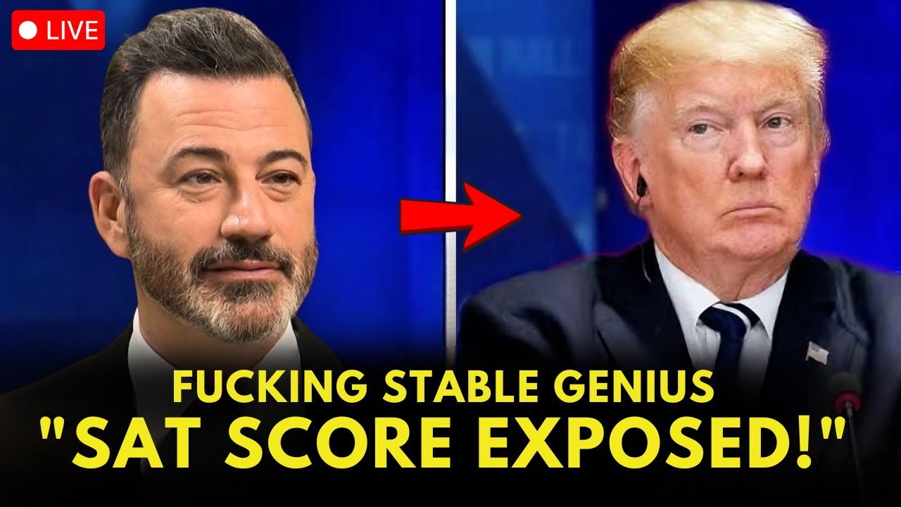 Trump Calls Harvard Grads Dumb — Jimmy Kimmel Unearths His REAL SAT ...