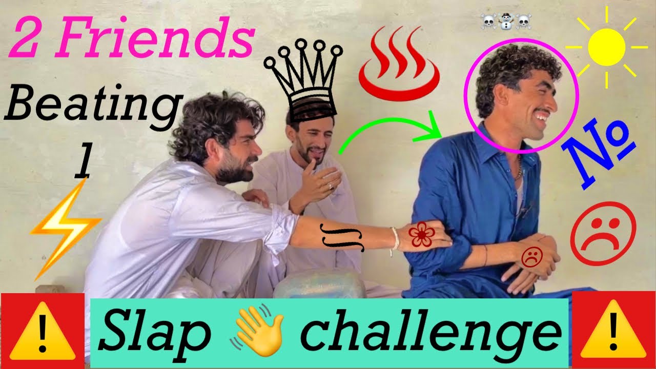 Slap 👋 challenge with friends || Challenges video || 🤜😹🤛 - YouTube