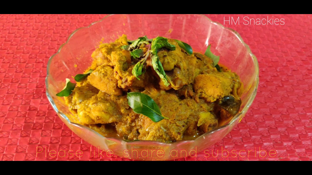 Coconut Pudina/Mint Chicken Curry - YouTube