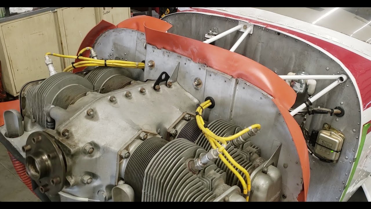 Continental - Aircraft Alternator Drive Repair - Cessna 140 - YouTube