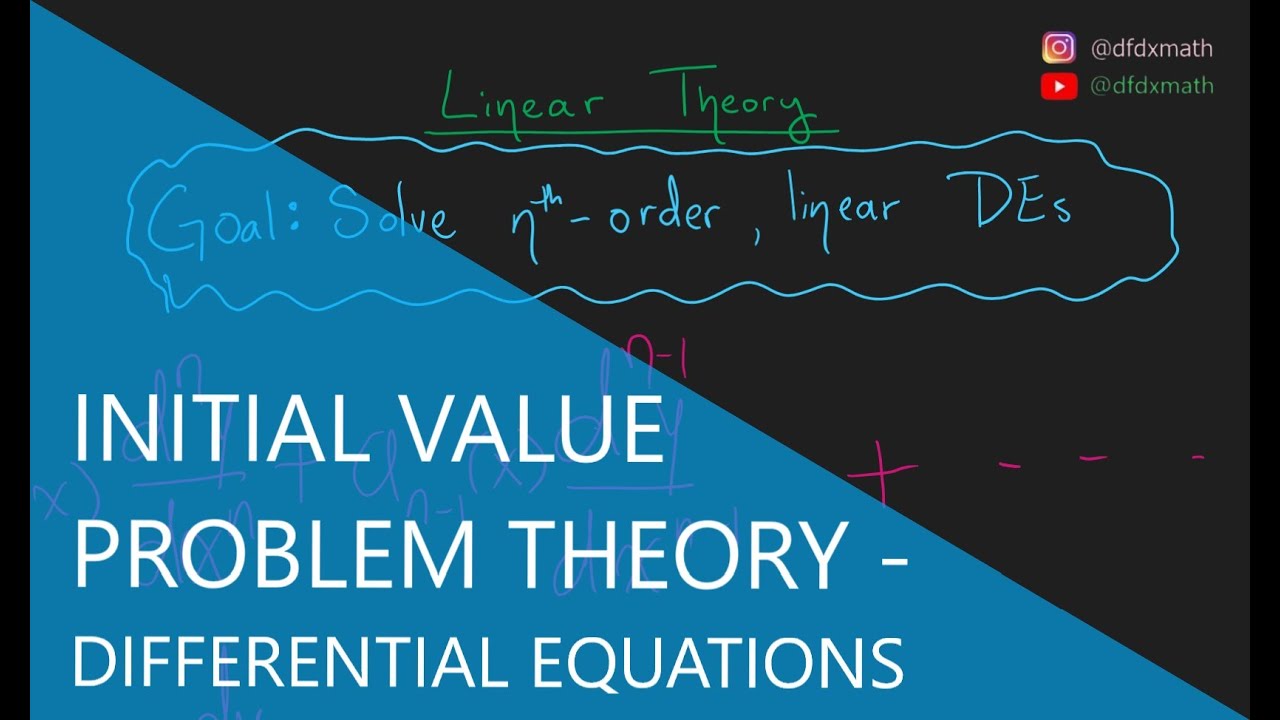 Initial Value Problem Theory - Differential Equations - YouTube