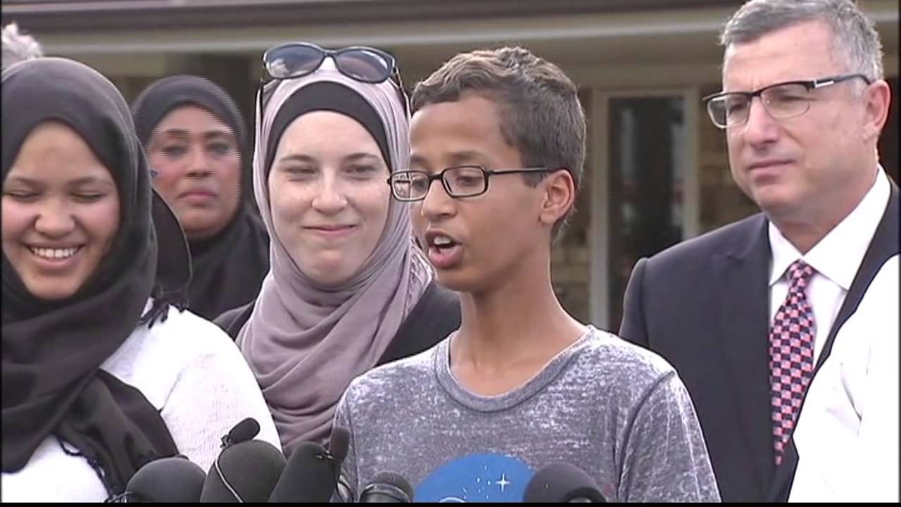Ahmed Mohamed talks about being arrested at Irving school over clock ...