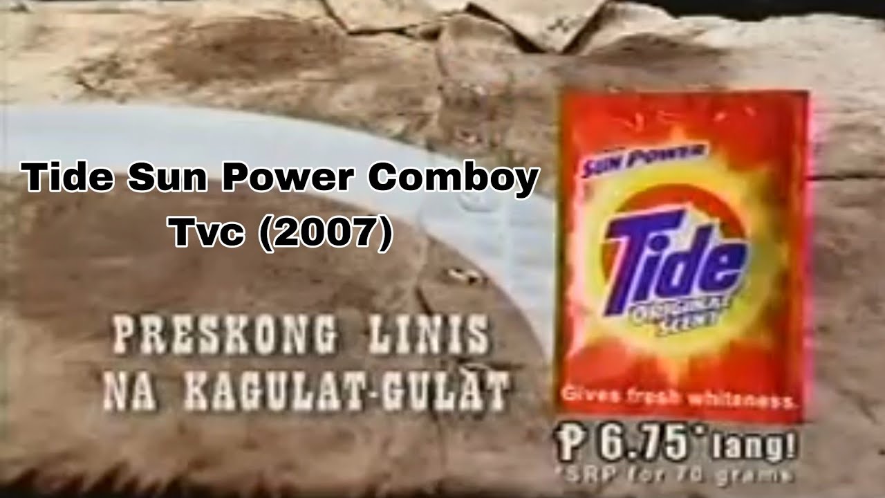 Tide Sun Power Comboy Tvc (2007) - YouTube