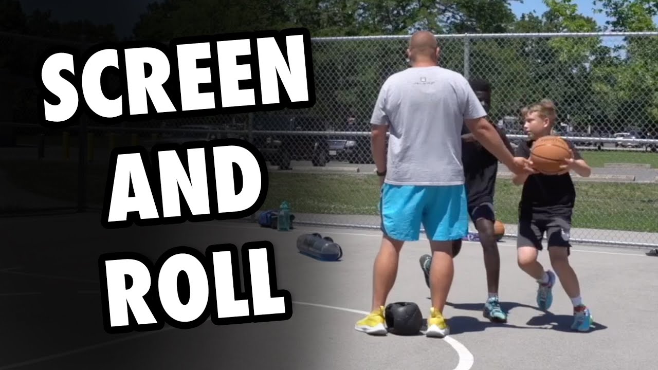How To Use A Screen And Roll In Basketball - YouTube