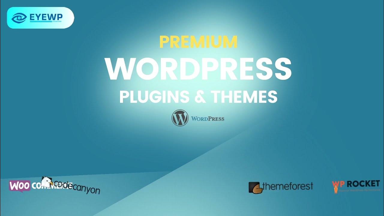 Best Plugins & Themes for WordPress & WooCommerce - YouTube