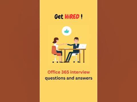 Office 365 interview questions and answers #shorts #shortsfeed #youtubeshorts #office365 #m365 ...