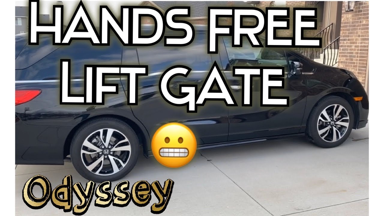Honda Odyssey hands free lift gate demonstration - YouTube