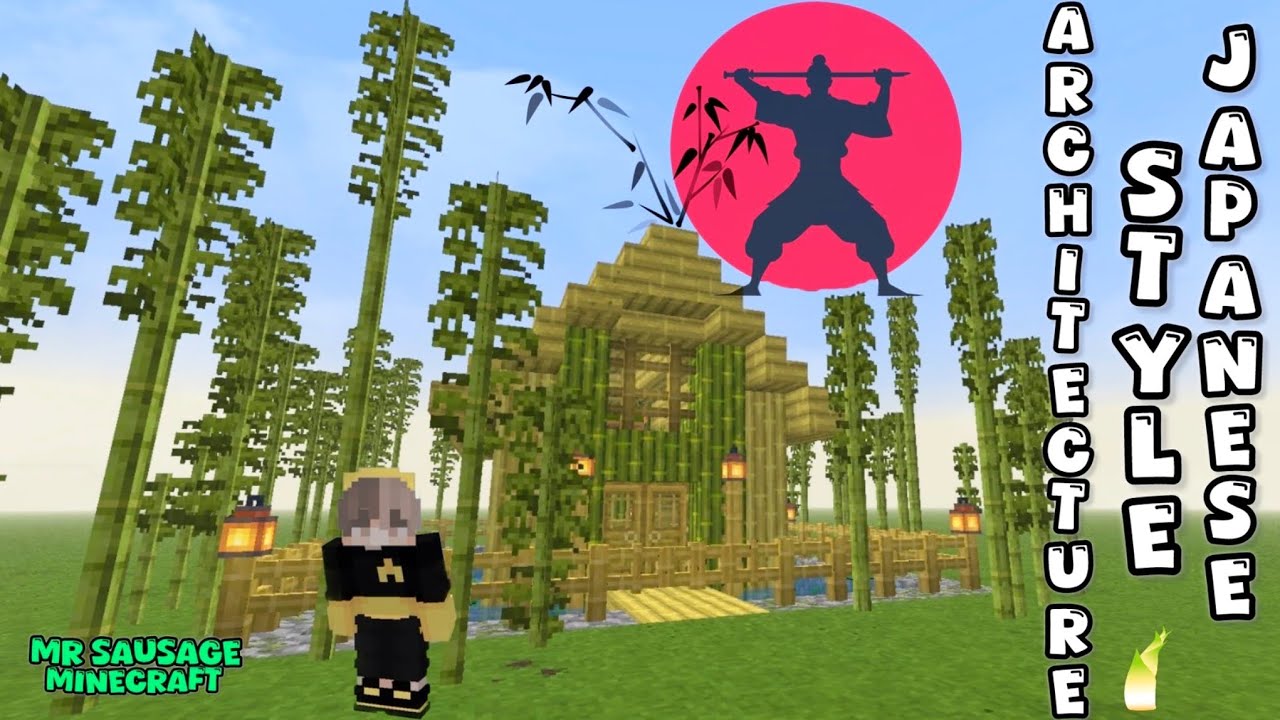 HOW TO BUILD A NINJA HOUSE: JAPANESE STYLE【MINECRAFT BUILDING】【TUTORIAL ...