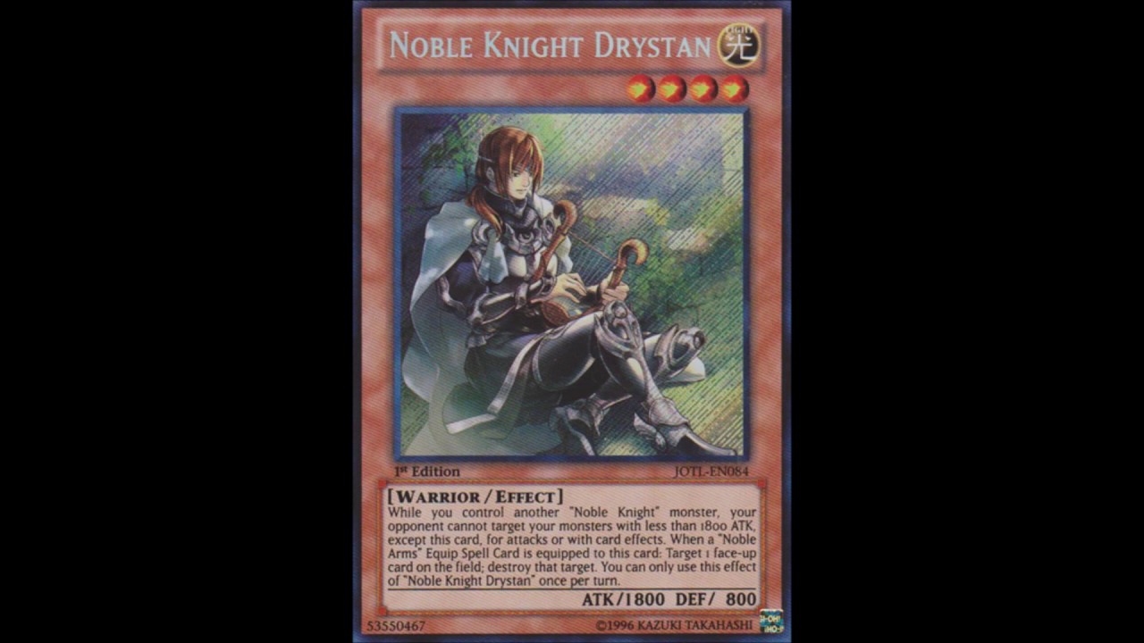 YuGiOh Noble Knight Cards - YouTube