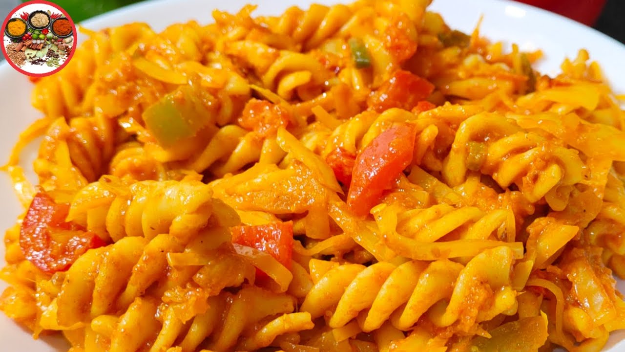 Indian Style Pasta Recipe | Spicy Masala Pasta | Quick & Easy Masala ...