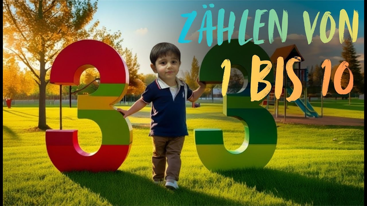Zählen lernen von 1 bis 10 👶 | Lernvideo für Kinder | Zahlen ...