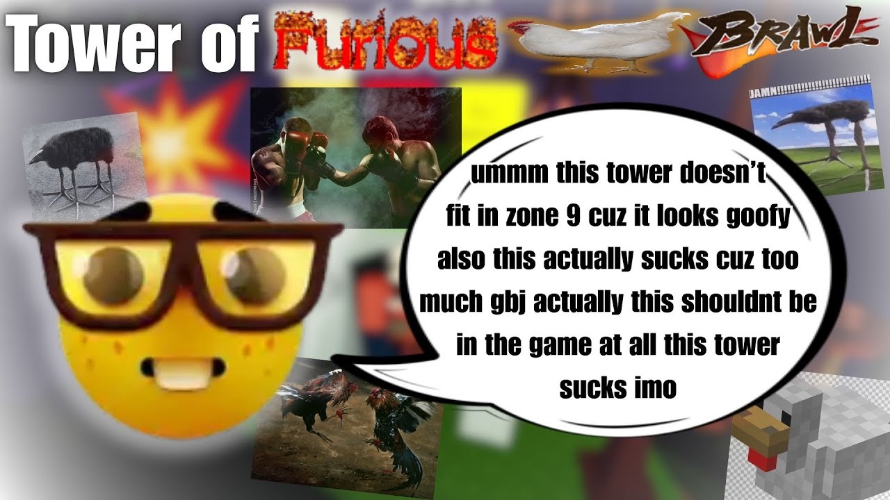 tower of furious chicken brawl is so peak i beat it twice - YouTube