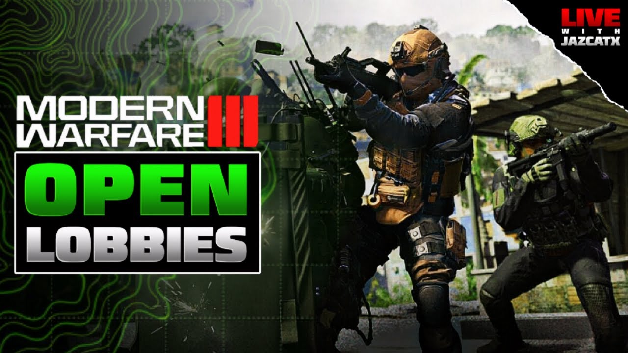 MW3 JazCatX Modern Warfare III Multiplayer LIVE! Open Lobbies #mw3 #cod ...