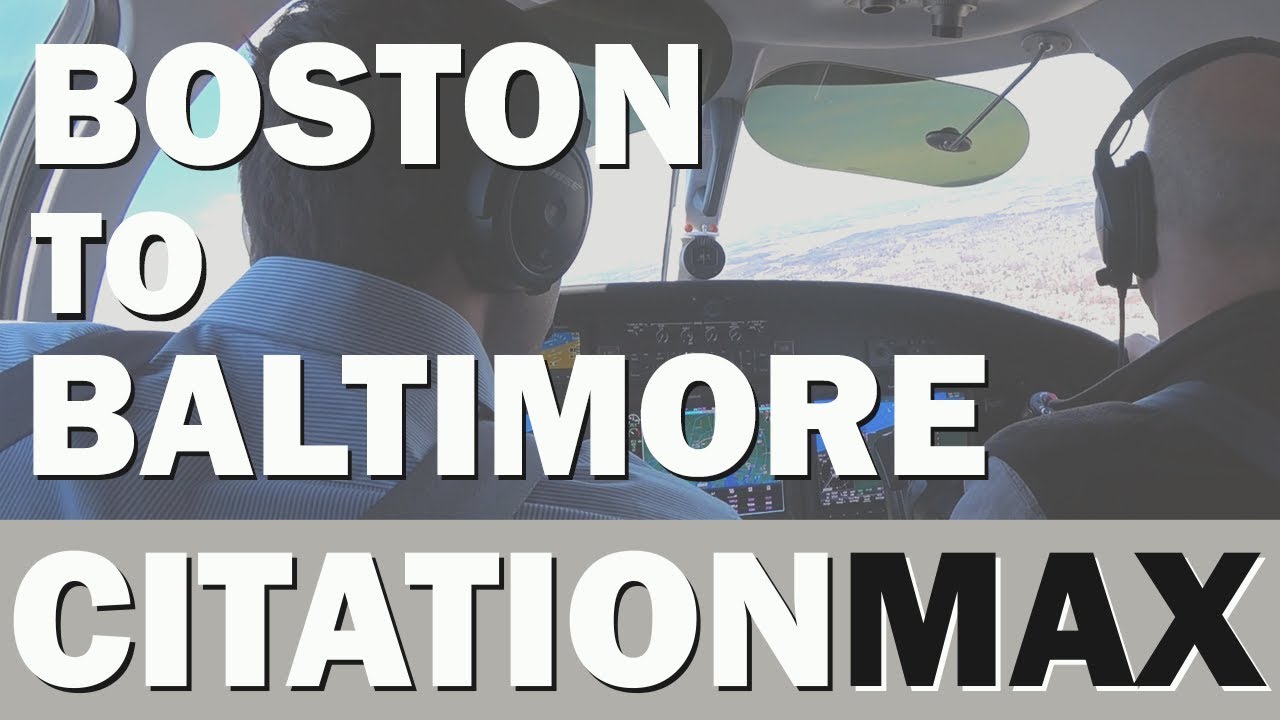 Boston to Baltimore in a Brand New Cessna Citation M2 - KBVY / KBWI ...