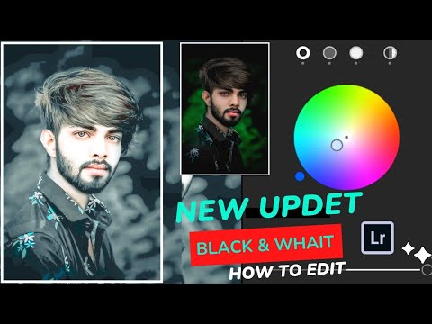 Black Moody Background Colour Photo Editing Tutorial || Lightroom Photo ...