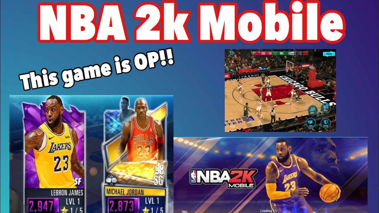 NBA 2K Mobile Basketball | Gameplay and game review!! This game is OP ...
