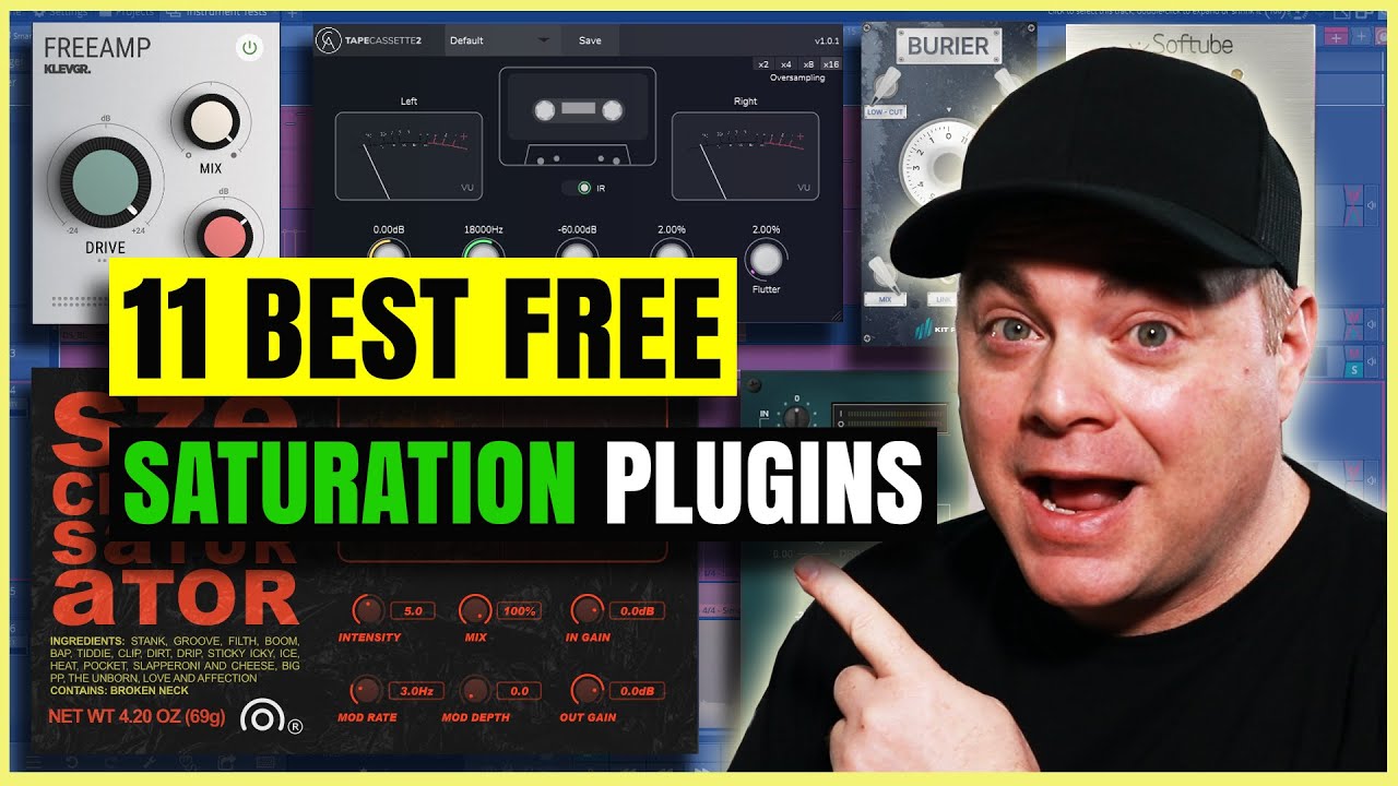 Best Free Saturation Plugins 2021 - YouTube