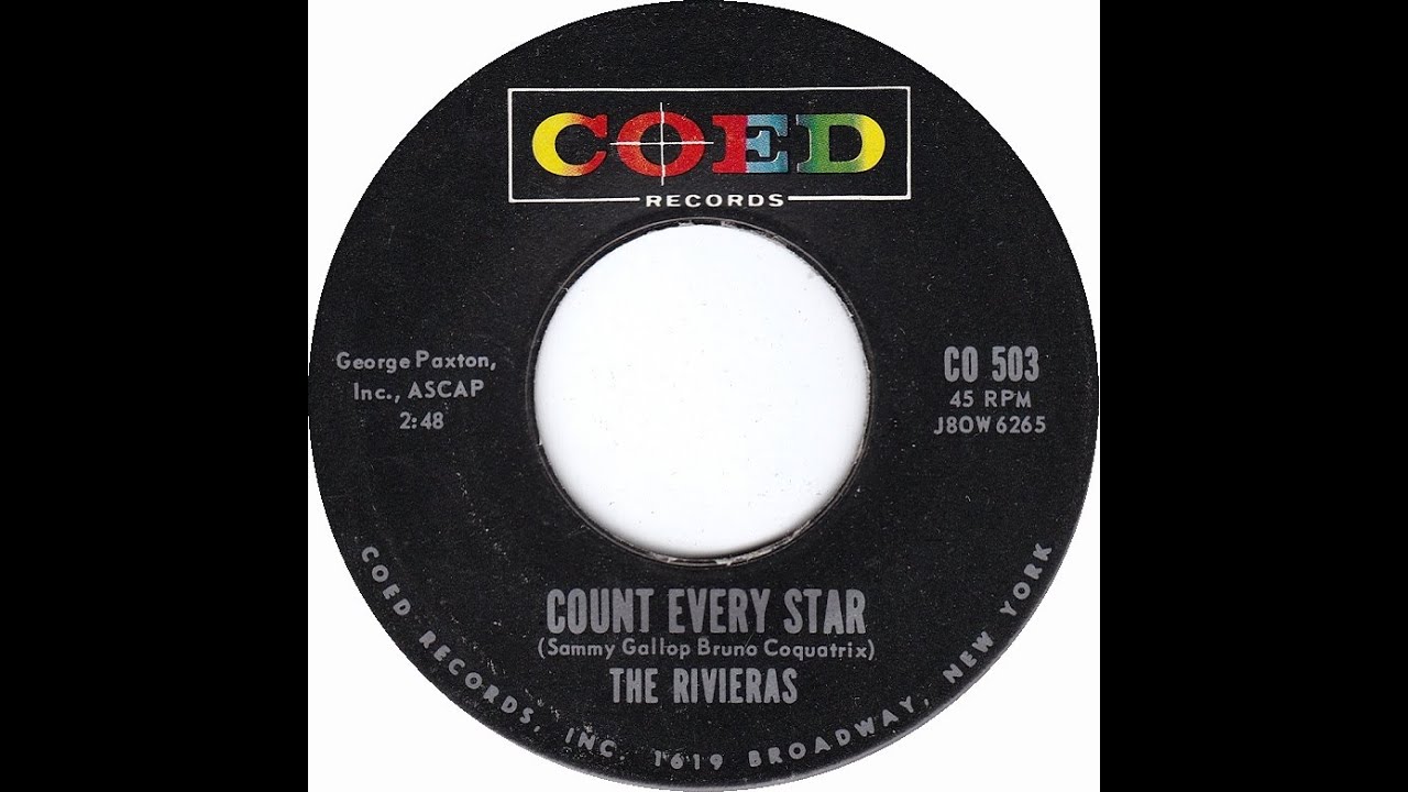 The Rivieras - Count Every Star 1958 - YouTube