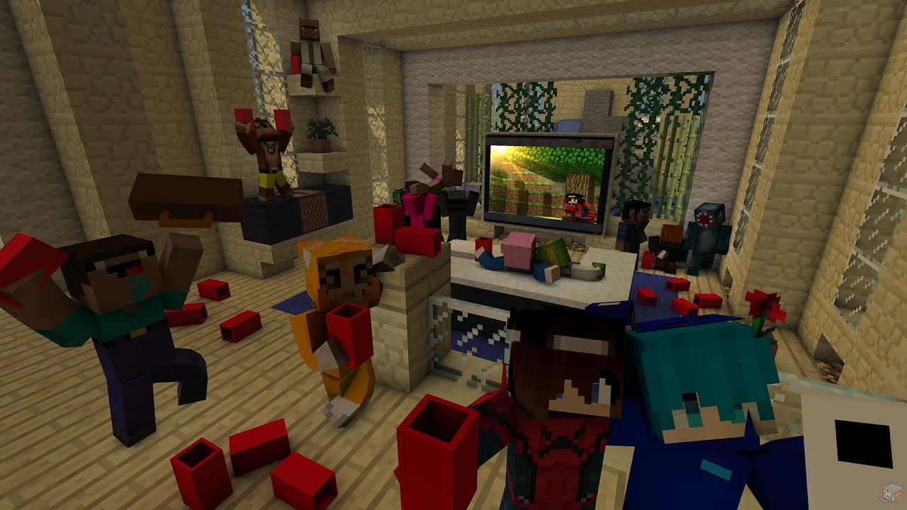 Minecraft Bridge Wars and Block Party | "I'm a Profesional" - YouTube