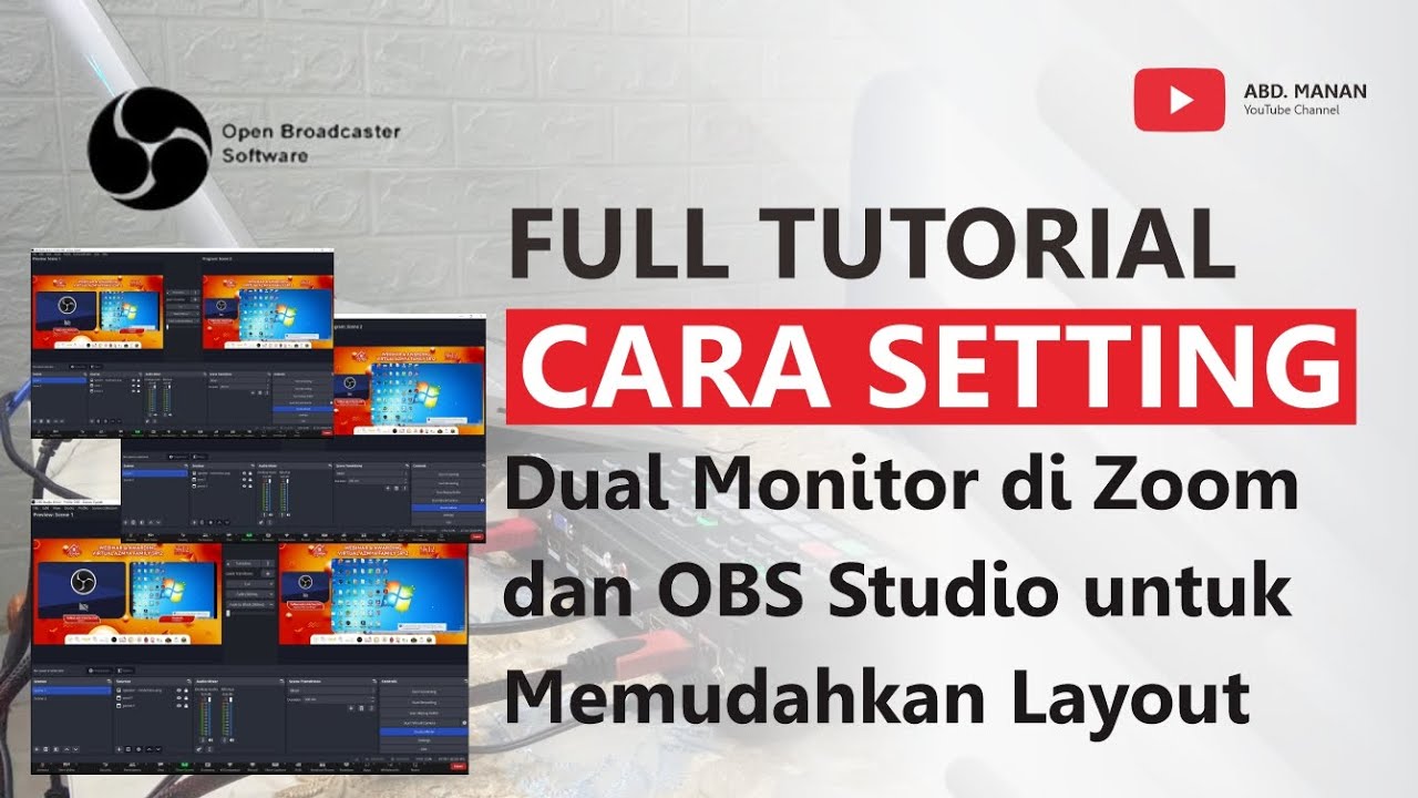 Tutorial Cara Setting Dual Monitor di Zoom dan OBS Studio Untuk ...