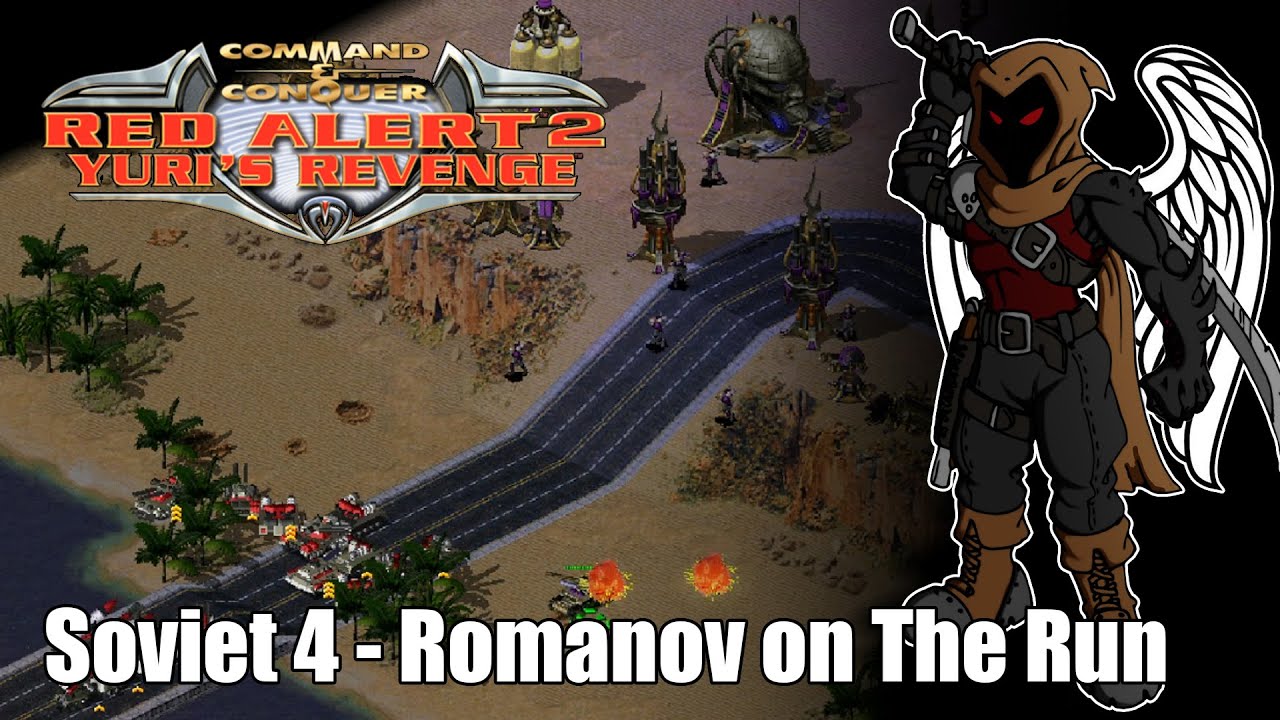 Red Alert 2: Yuri's Revenge - Soviet 4 - Romanov on the Run - YouTube