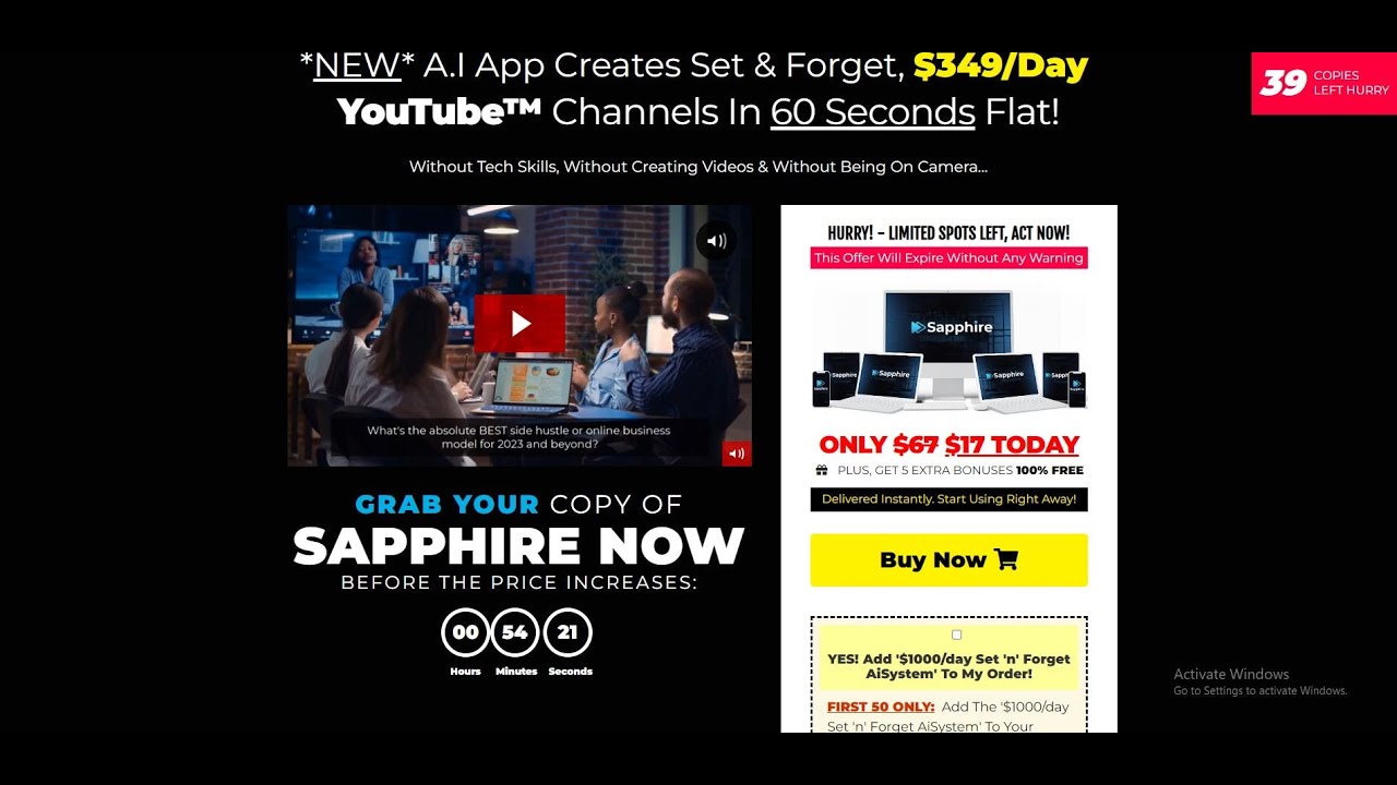 Sapphire App Review - It's a legit AI Video Software? - YouTube