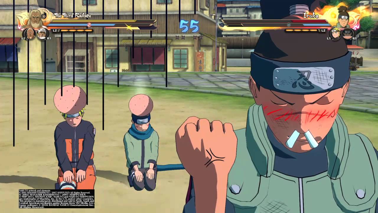 Naruto Ultimate Ninja Storm 4: Third Raikage vs Iruka Team - YouTube