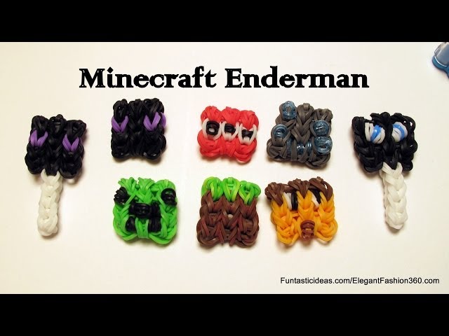 Rainbow Loom Charms Minecraft