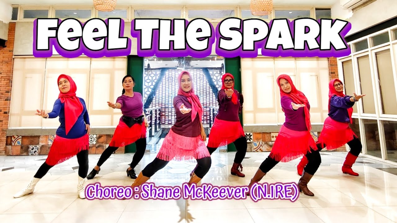 FEEL THE SPARK - Line Dance || Shane McKeeber || Phrased Advanced ...