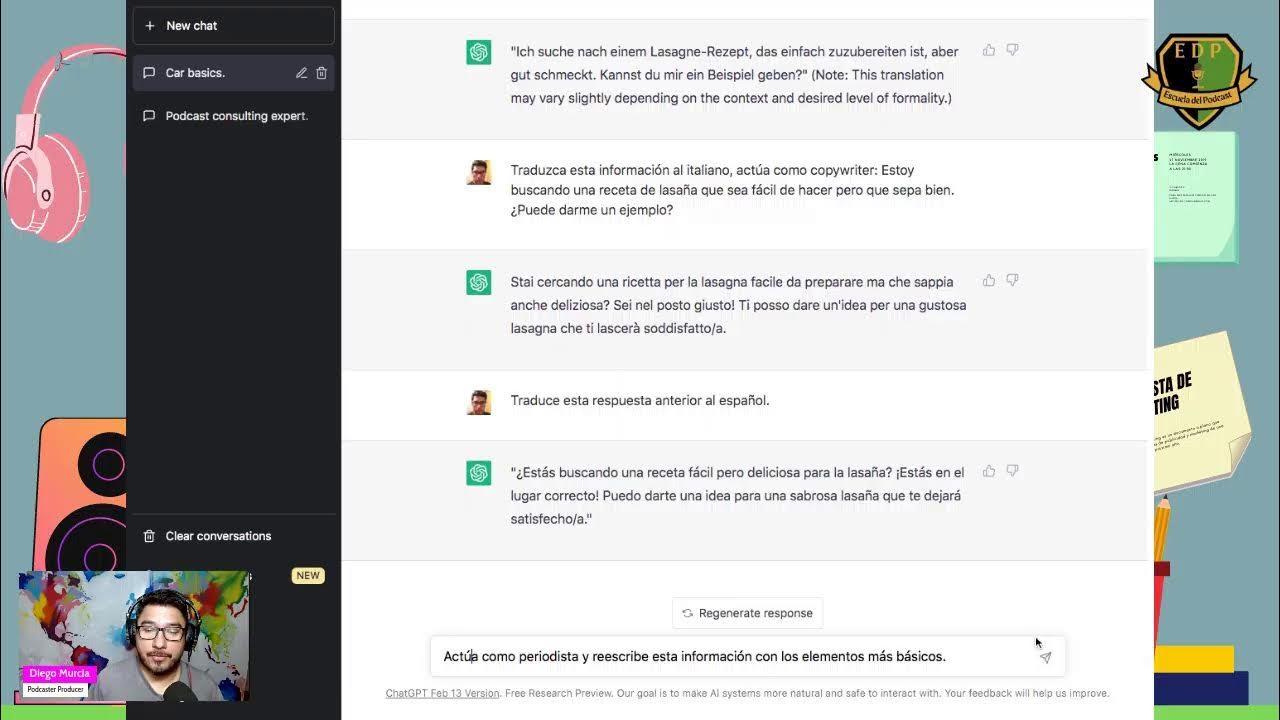 EP83: ¿Cómo escribir instrucciones para el Chat GPT de forma correcta? - YouTube Music
