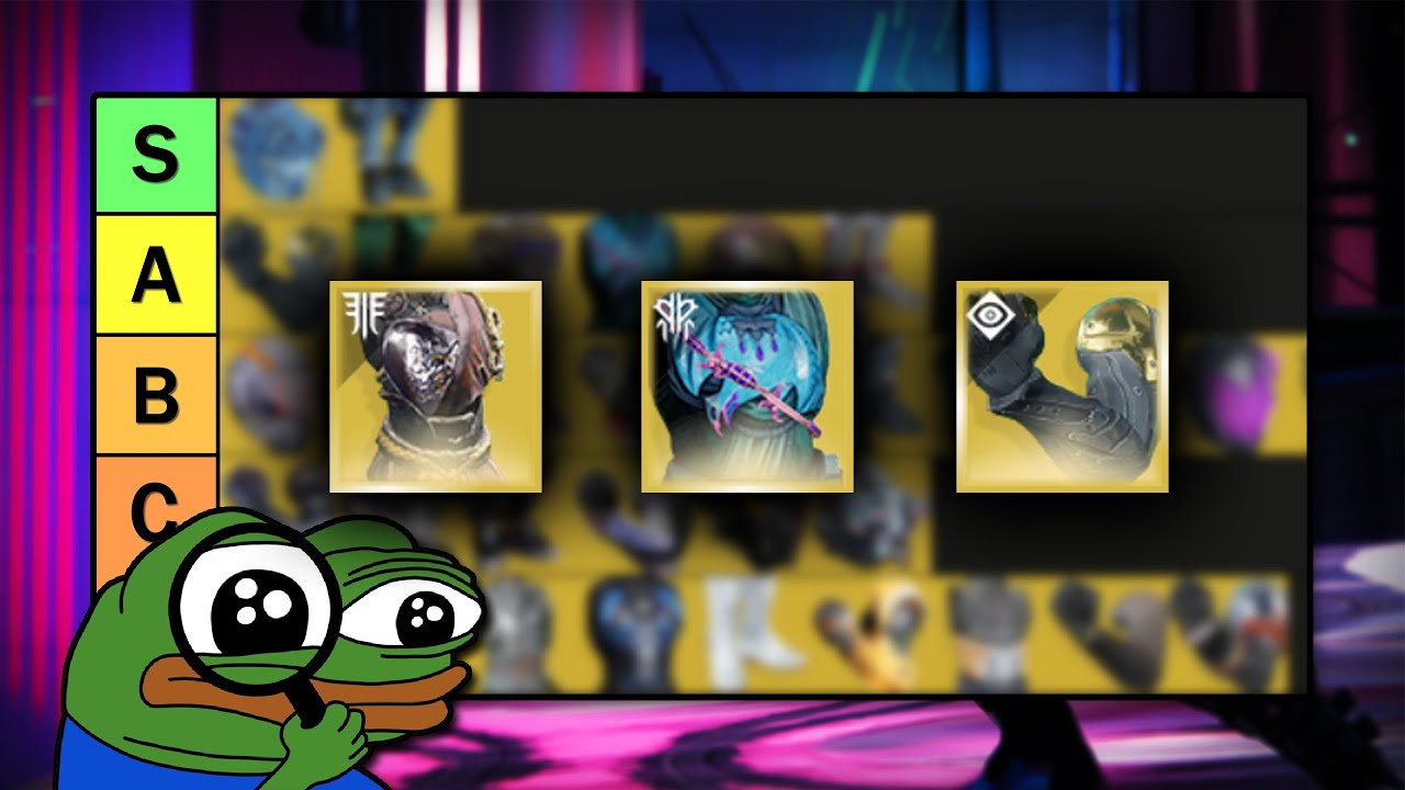 Ranking Every Hunter Exotic in Destiny 2 for Endgame PvE - YouTube