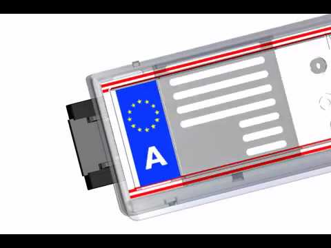 SECUMAT Wechselkennzeichen-System Montageanleitung - YouTube