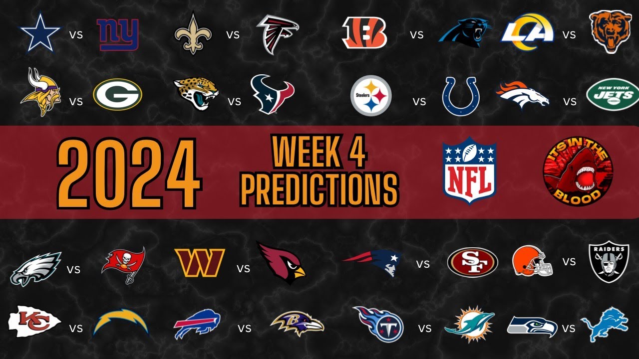NFL Week 4 Picks LIVE!! - YouTube