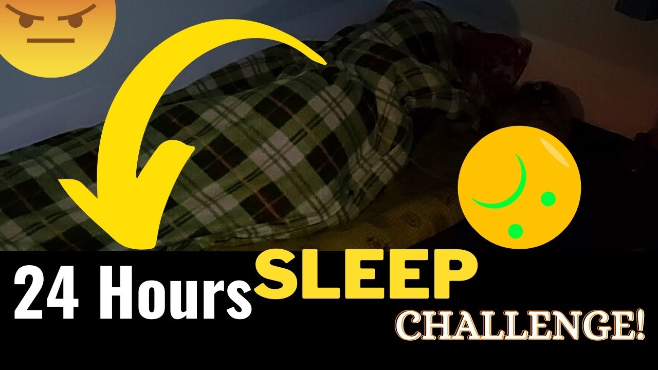 24 Hours Sleeping Challenge || Challenge video - YouTube