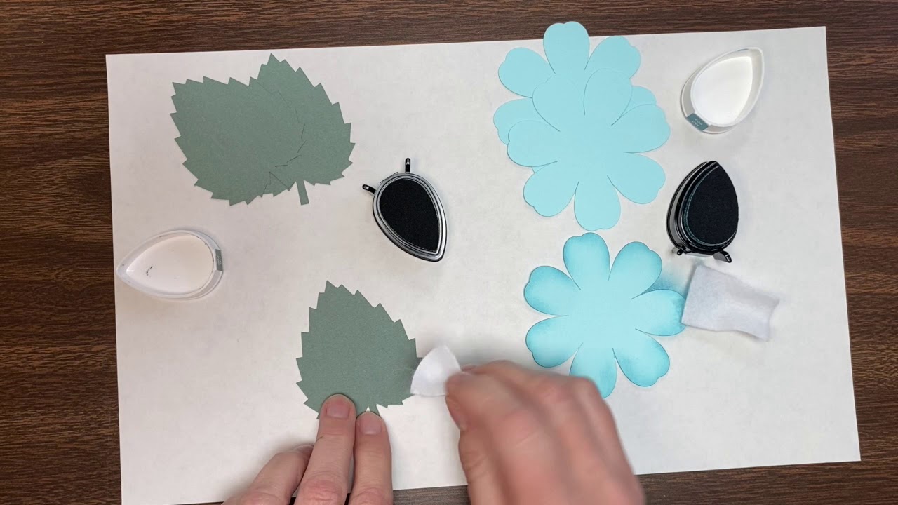 Inking Paper Edges | Cricut Paper Projects Enhanced | Inking Techniques ...
