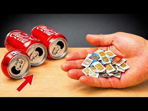 Milyonlarca kişi bilmiyor! Bir SIM kartı bir kola içine koy ve keyfini çıkar