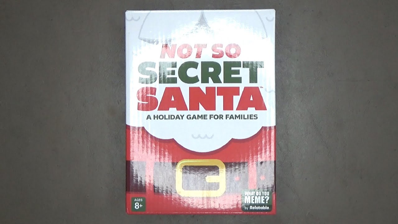 How To Play Not So Secret Santa - YouTube