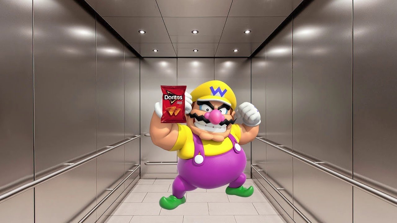 Wario dies in an elevator - YouTube