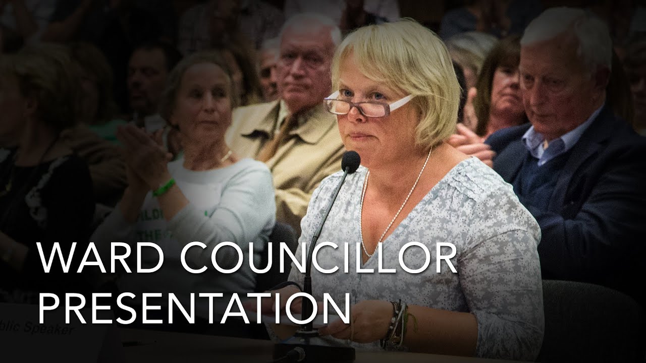 Ward Councillor Presentation - YouTube