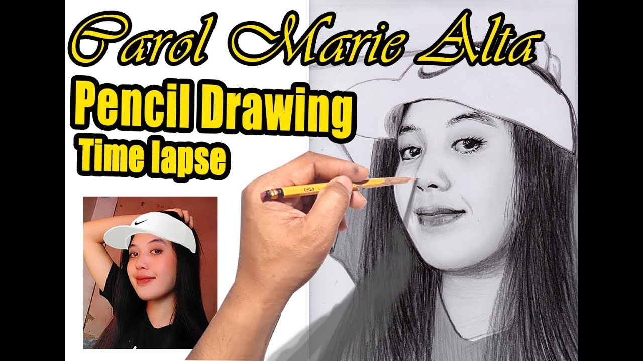 Karol Marie Alta Pencil Drawing/Time Lapse - YouTube