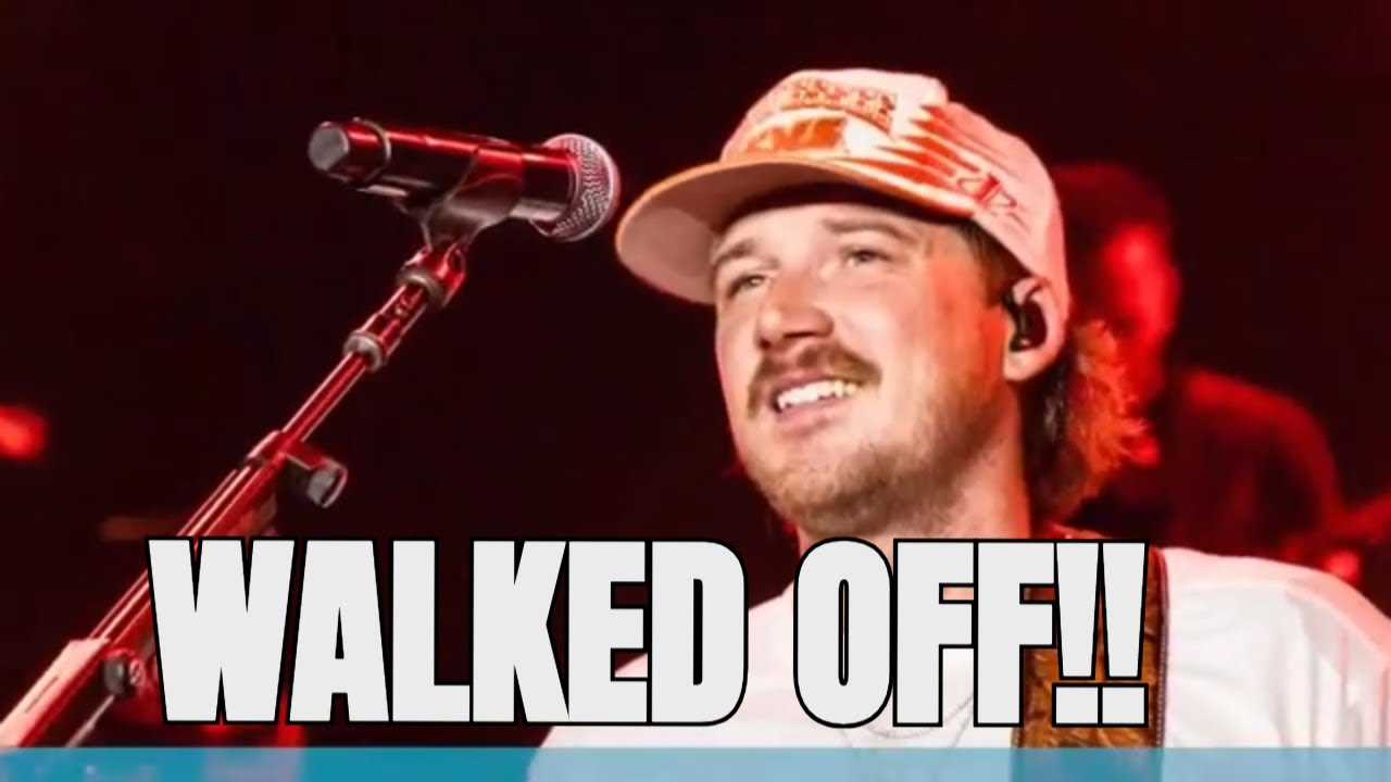 Morgan Wallen Walks Of SNL STAGE MAD During Ending Credits - YouTube