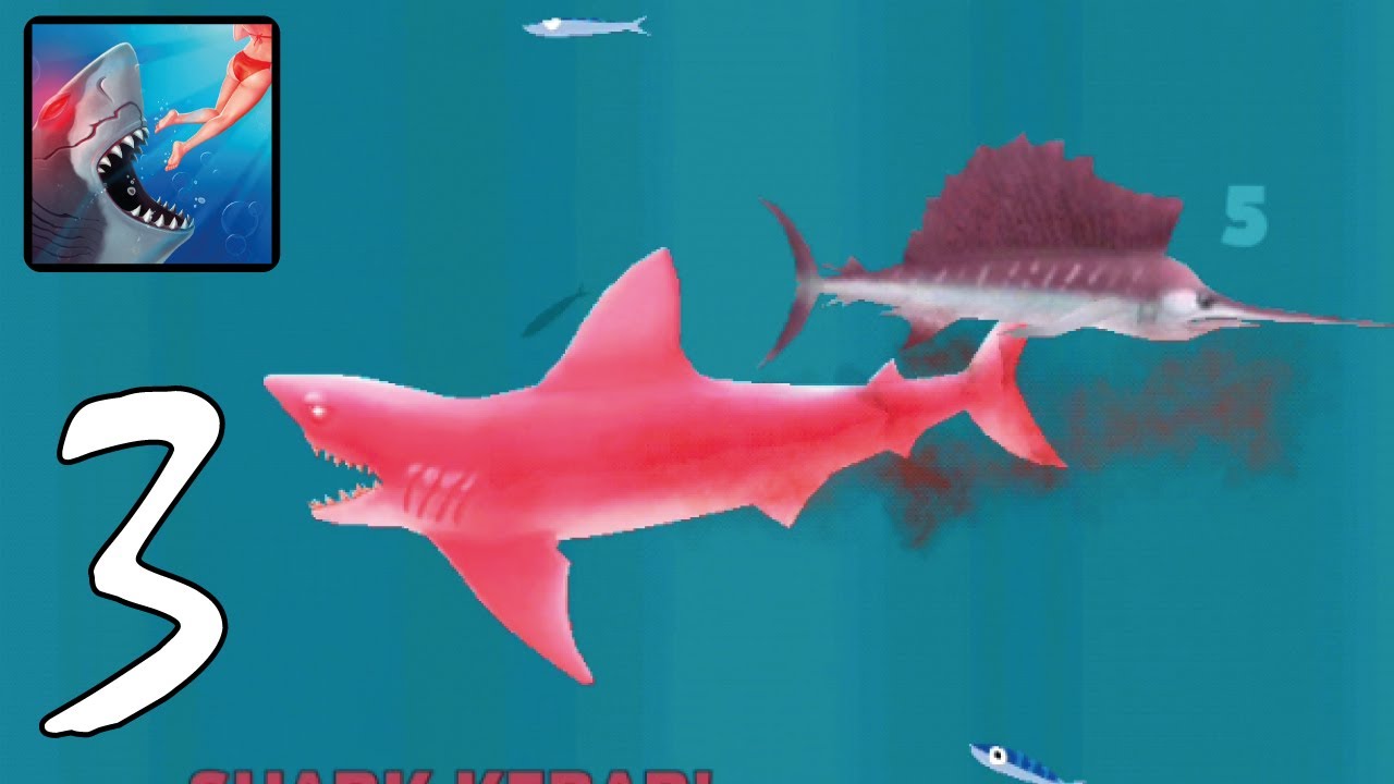 Hungry Shark Evolution Gameplay Walkthrough Part 3 - Tutorial (Android ...