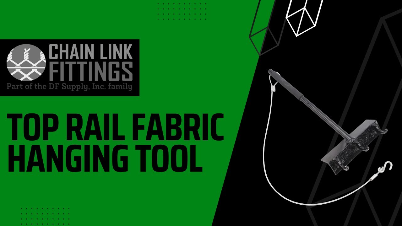 The Easiest Way to Hold Chain Link Fabric in Place! | Chain Link ...