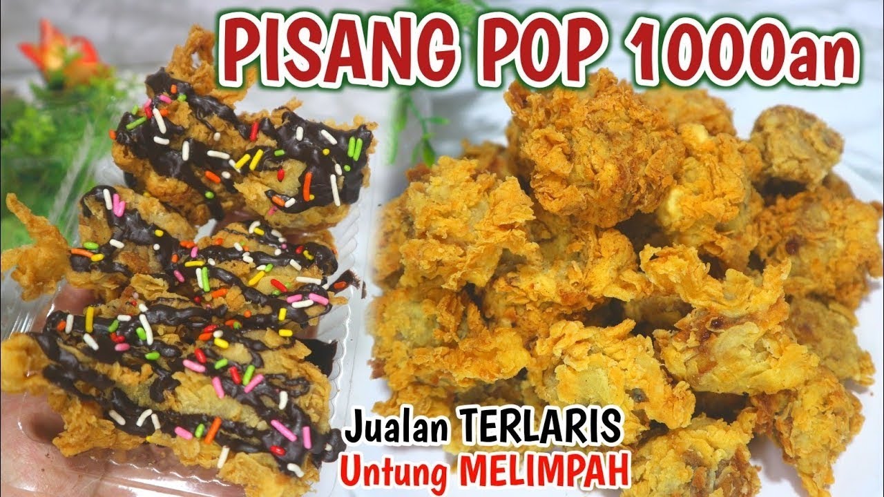 MODAL PISANG JADI JUTAWAN!! Pisang Pop Super Enak dan Krispy Ide Jualan ...