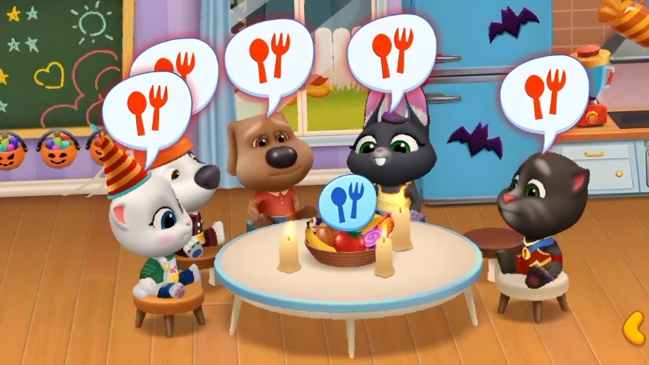 Tom Colored a Picture of a Giraffe and All Pets Eat Together | My ...