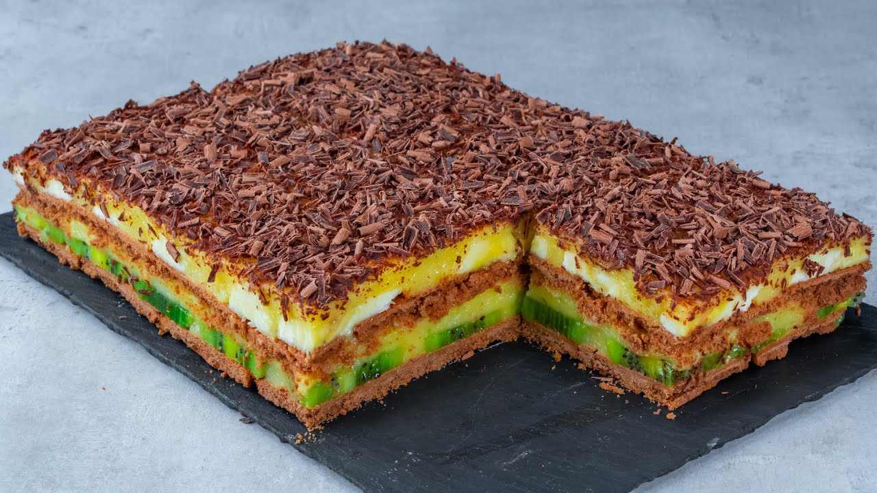 The miracle cake! A recipe without baking, eggs and dairy, but with ...