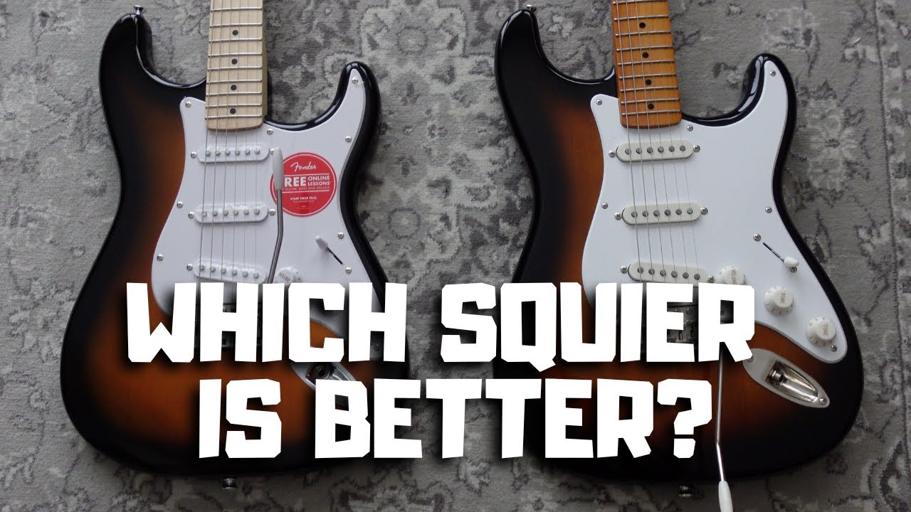 Squier Sonic vs Squier Classic Vibe 50s Stratocaster - Quick Comparison ...