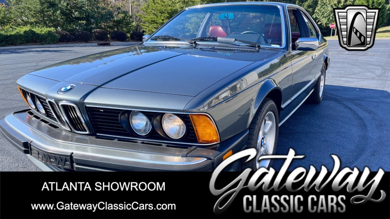1984 BMW 633CSI Gateway Classic Cars #2150-ATL - YouTube