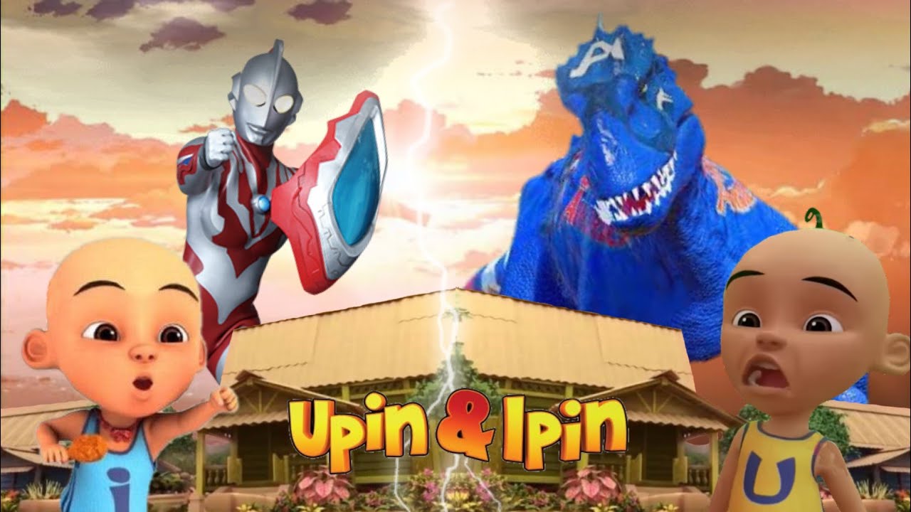Upin Ipin Takut Ada Tirex Dinosaurus Biru Petir Ale Ale Ultraman Ribut ...